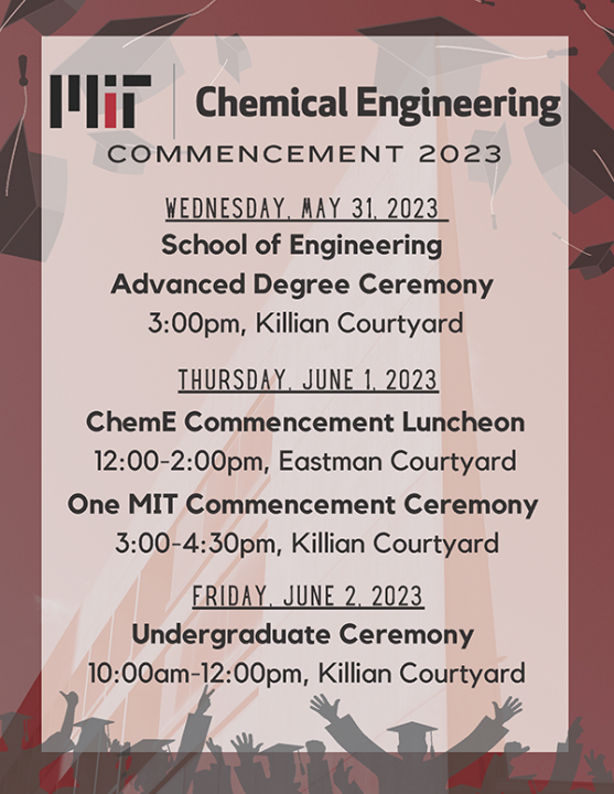 Commencement 2023 – MIT ChemE